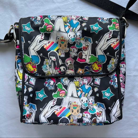 tokidoki | Bags | Tokidoki Black Graphic Crossbody Bag | Poshmark